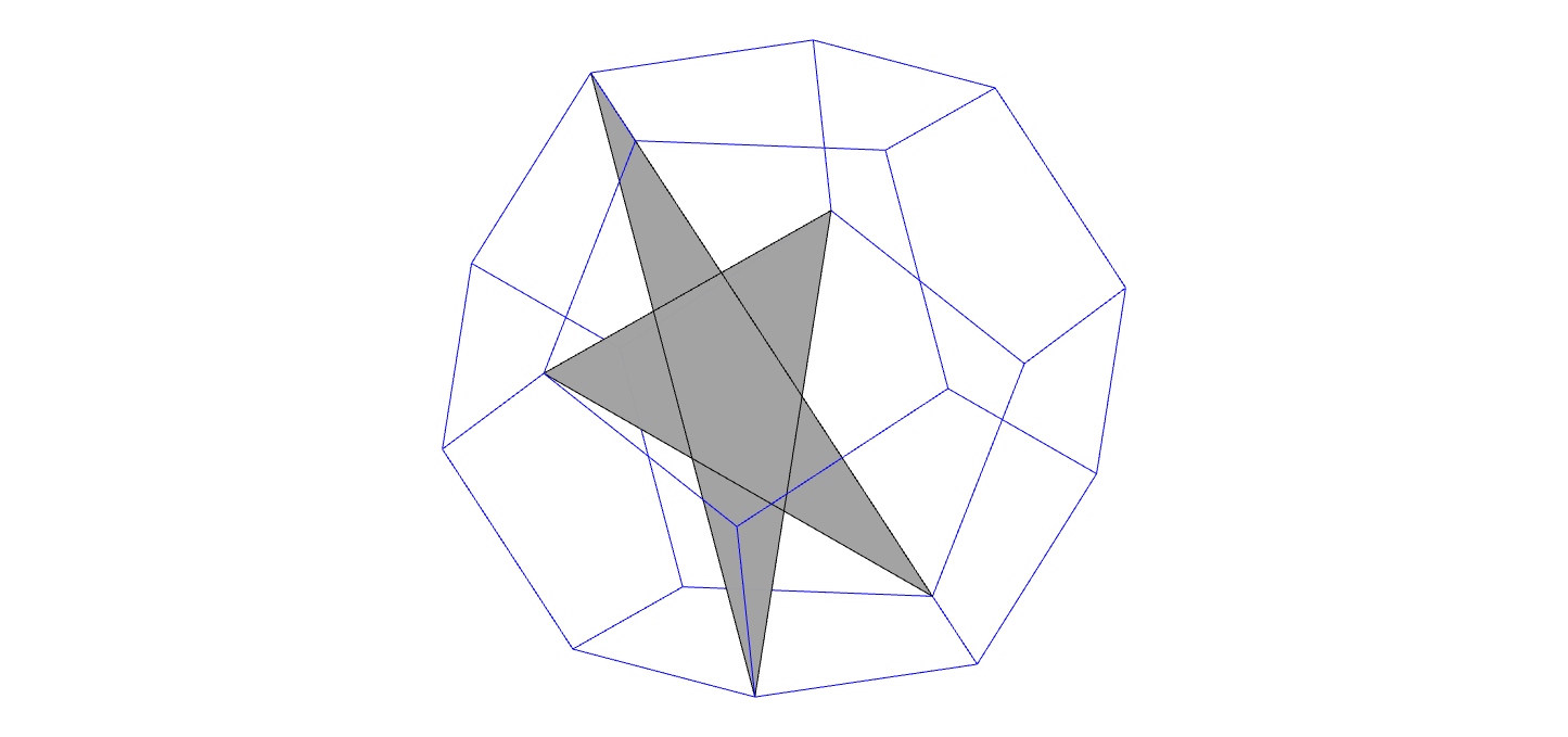 inside the dodecahedron – moving geometry