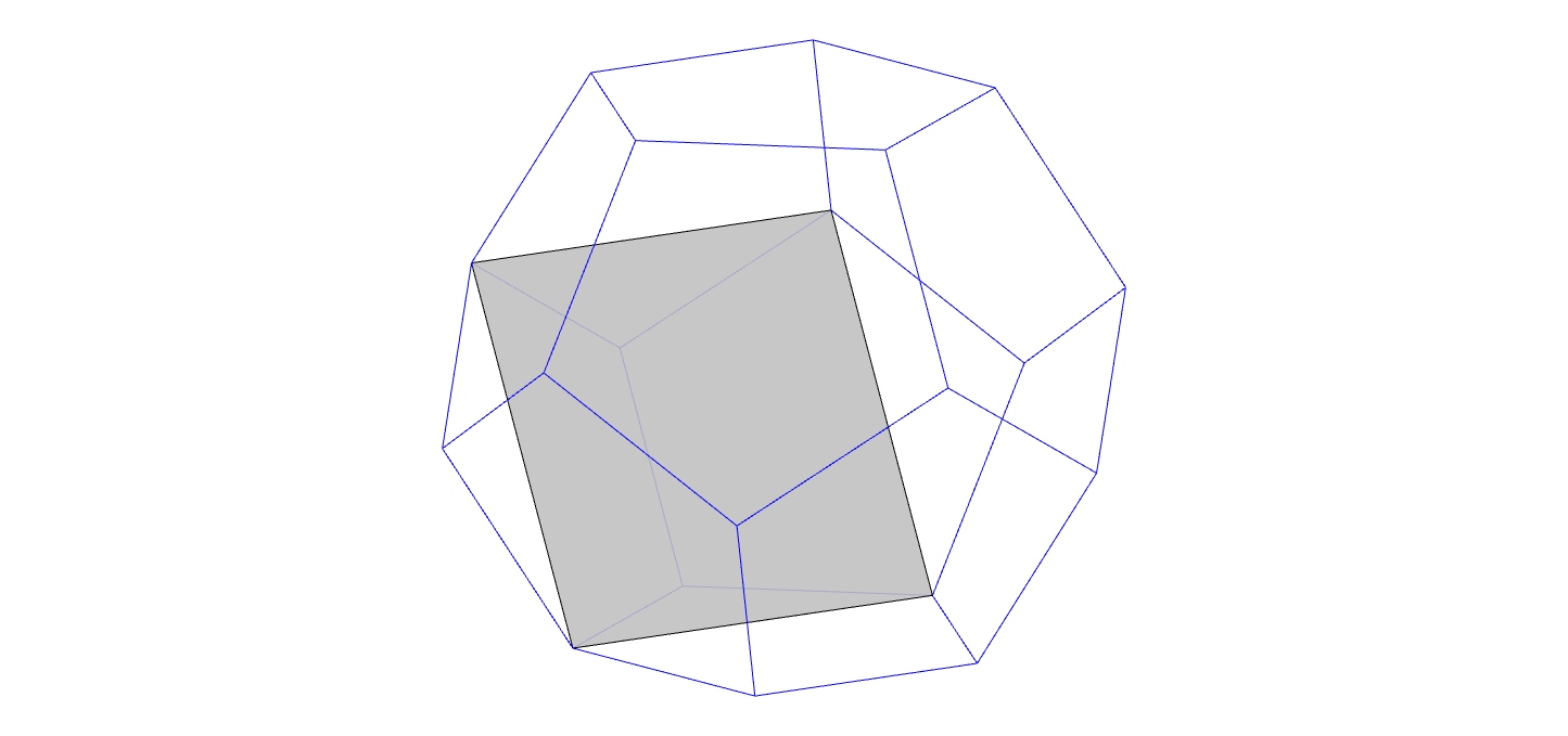 inside the dodecahedron – moving geometry